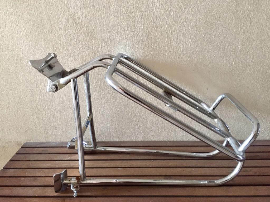 Vespa Rear Rack, Motorcycles, Motorcycle Accessories on Carousell