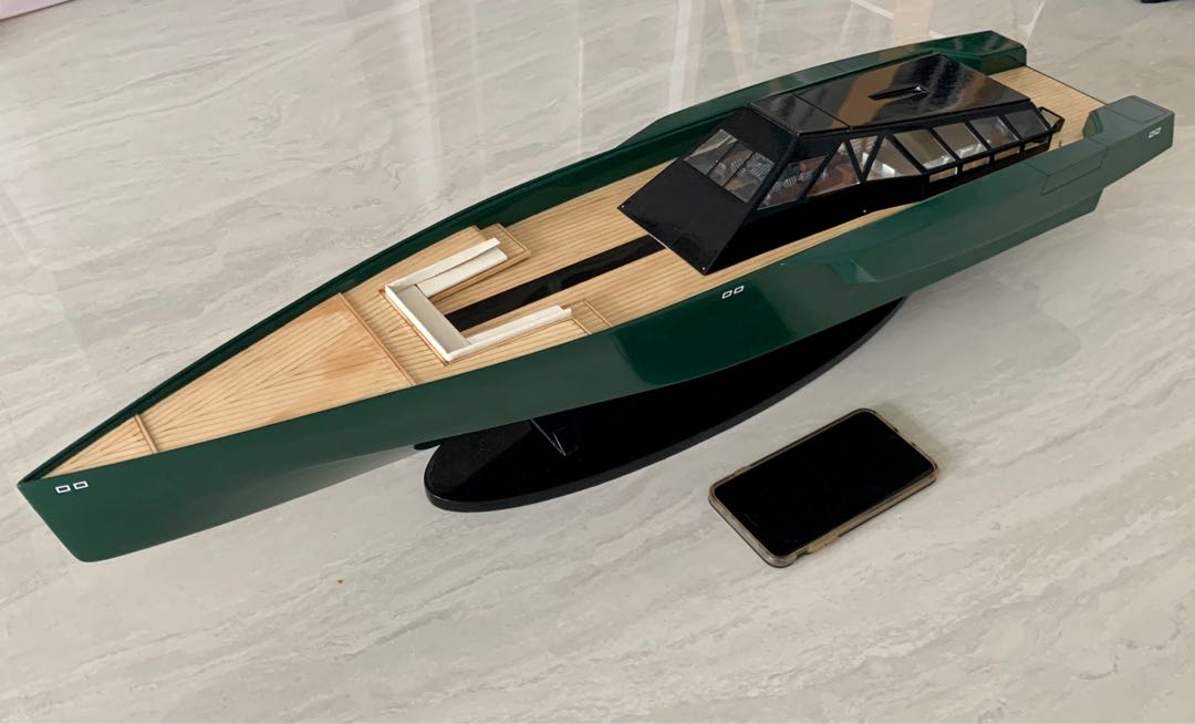 Wally 118 Modern Yacht scale down model, Hobbies & Toys, Memorabilia ...