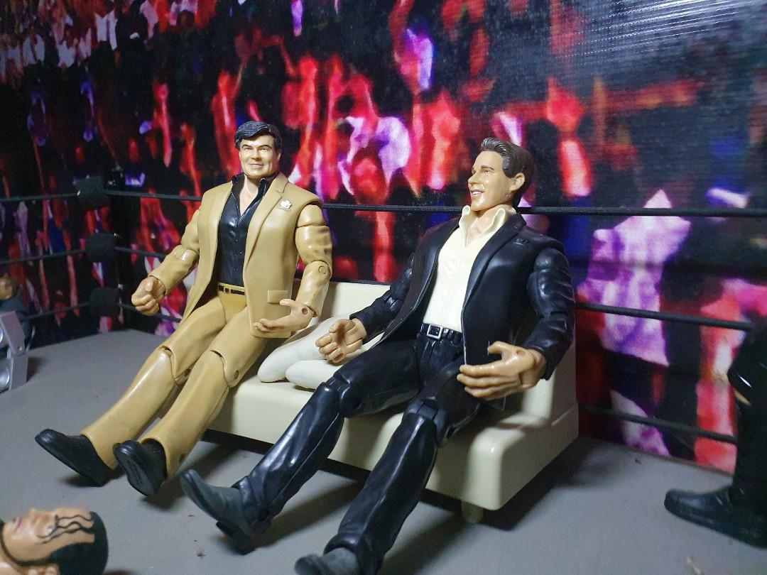 wwe wwf eric bischoff jbj with sofa set, Hobbies & Toys, Toys & Games ...