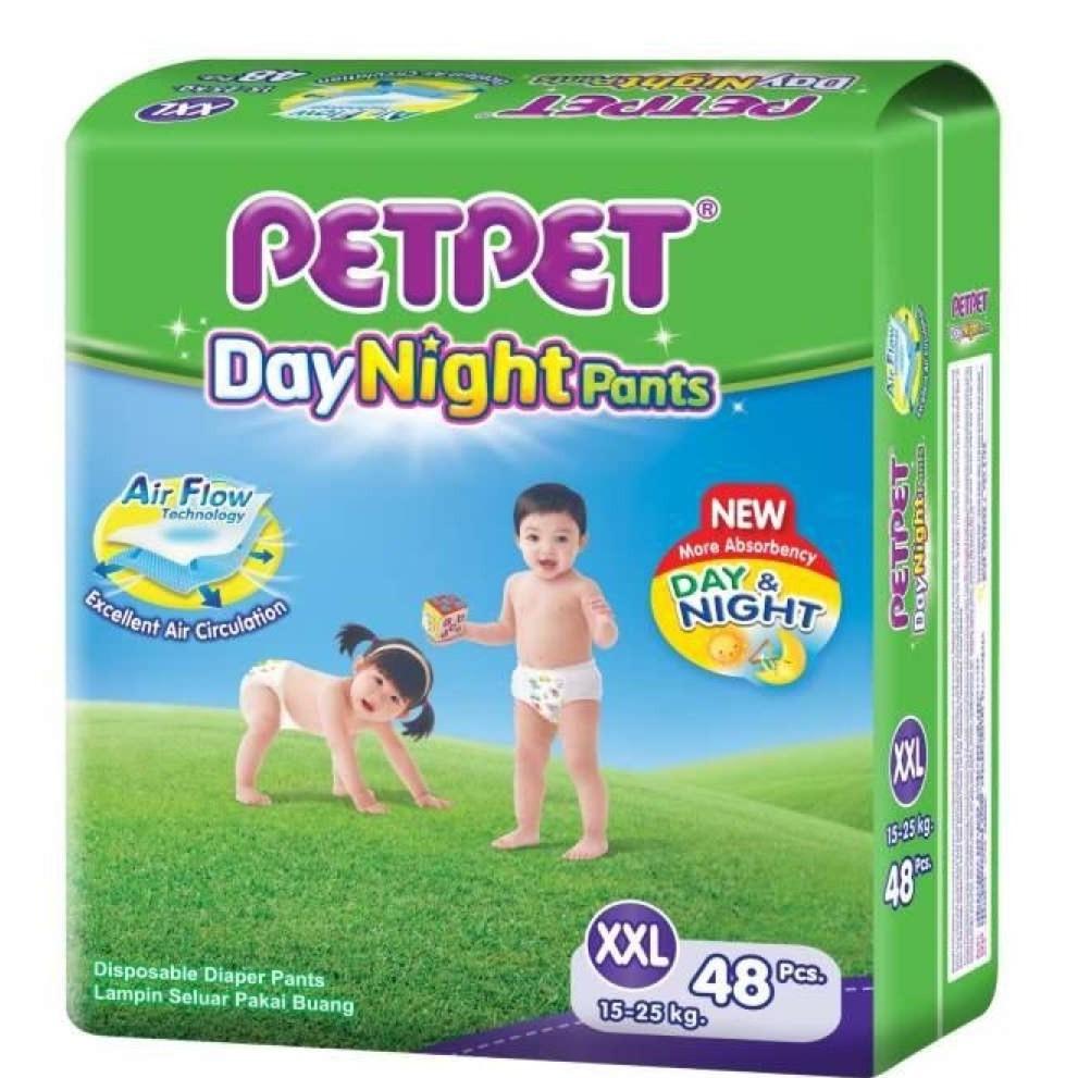 3 Mega Packs XXL Size Petpet Day Night Diaper Pants, Babies & Kids ...