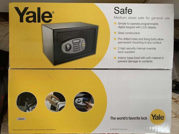 Yale Safe box, Furniture & Home Living, Security & Locks, Locks, Doors ...