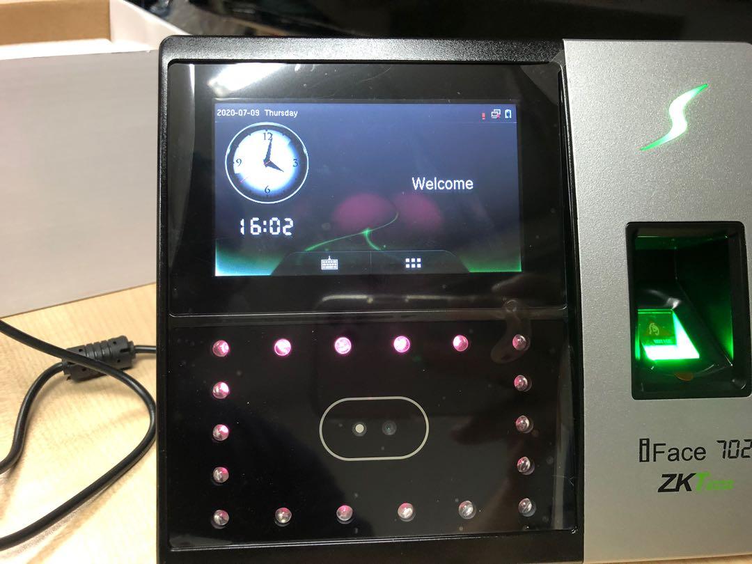 ZKTeco iFace 702指紋考勤機, 手提電話, 電話及其他裝置配件, 其他電子周邊配件及產品 - Carousell