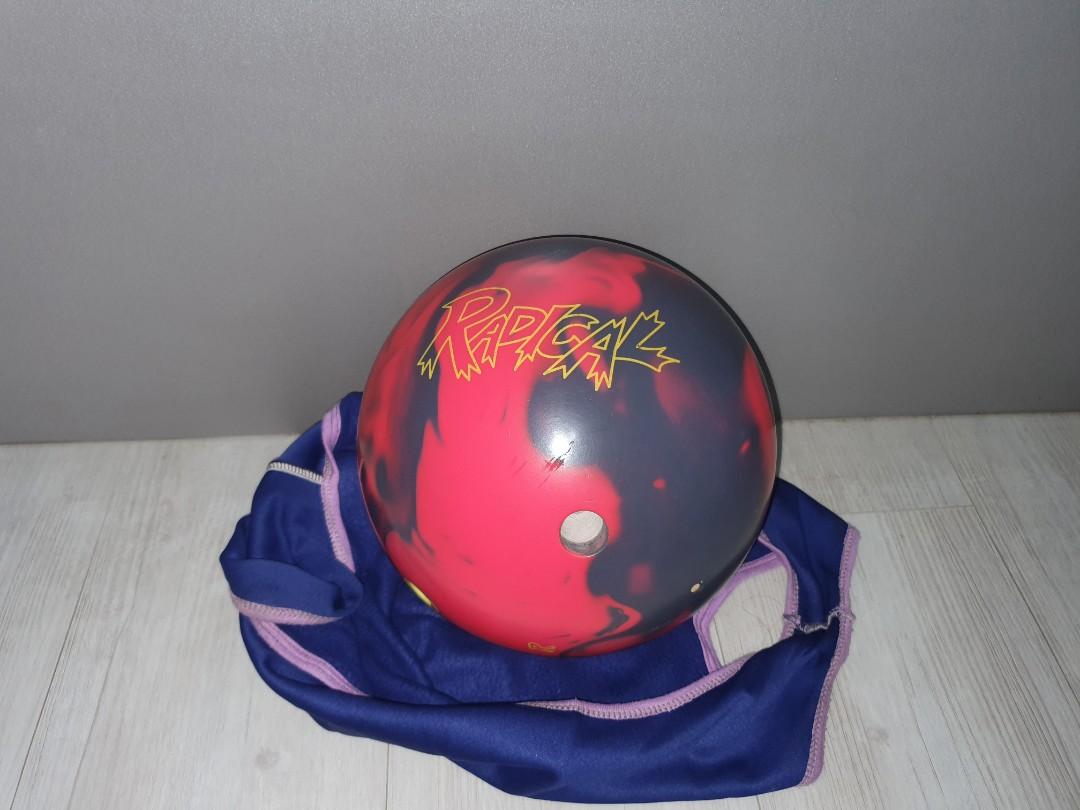 14lbs Radical Katana Dragon bowling ball, Sports Equipment, Sports & Games, Billiards & Bowling ...