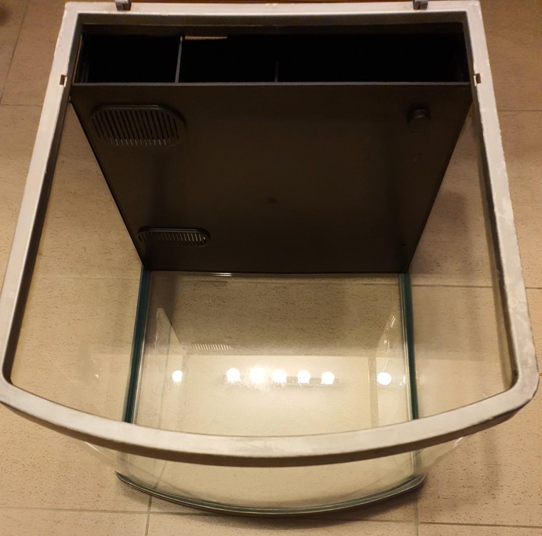 1-Feet Fish tank with Built-in Filter Compartments, Pet Supplies, For ...