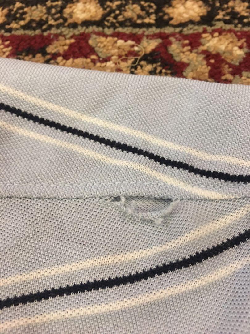 Adidas collar shirt defect reduced, Men's Fashion, Tops & Sets, Tshirts ...