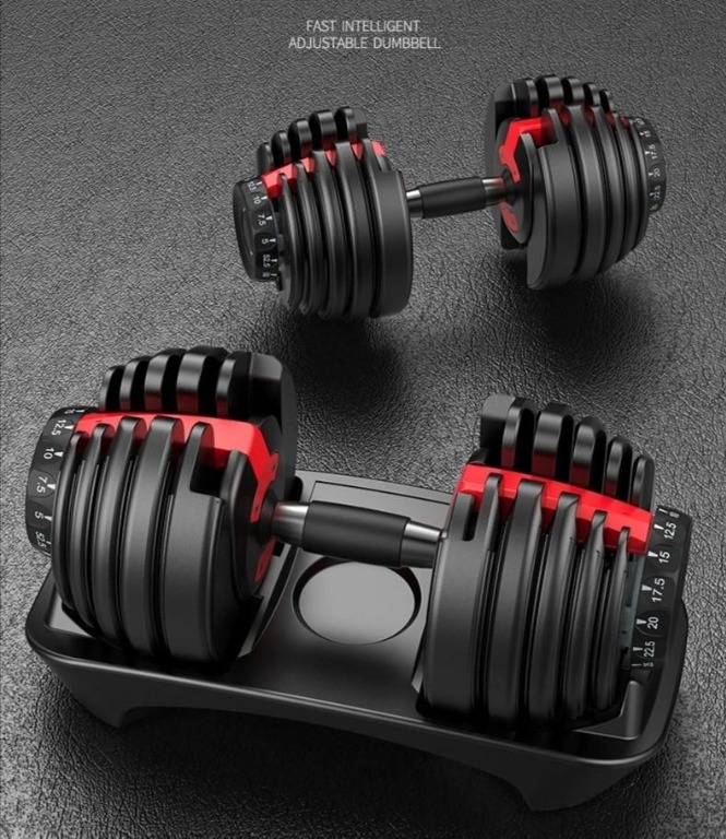 Sg ready stock! Adjustable Dumbbell 24kg just like Bowflex, Sports ...
