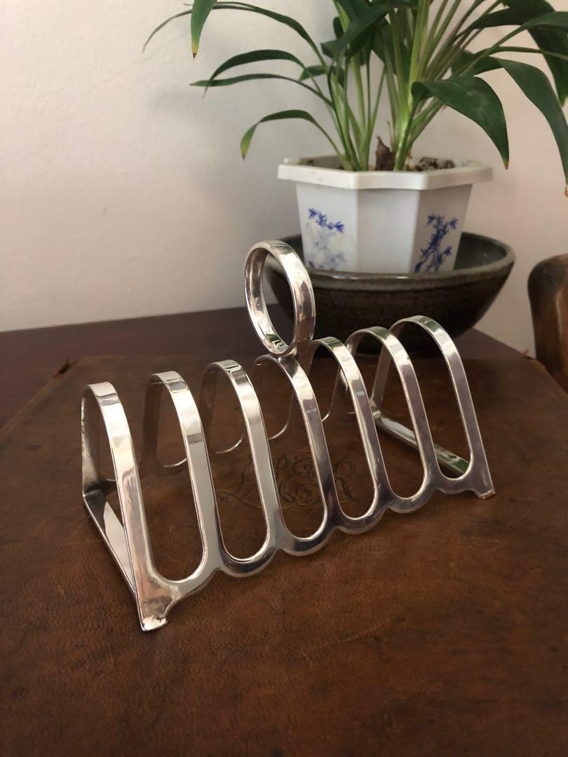 Antique Art Deco English Silver Plated Toast Rack Circa 1900, Women's ...