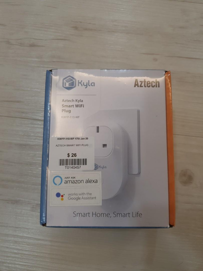 Aztech Kyla Smart WiFi Plug, TV & Home Appliances, TV & Entertainment, Entertainment Systems ...
