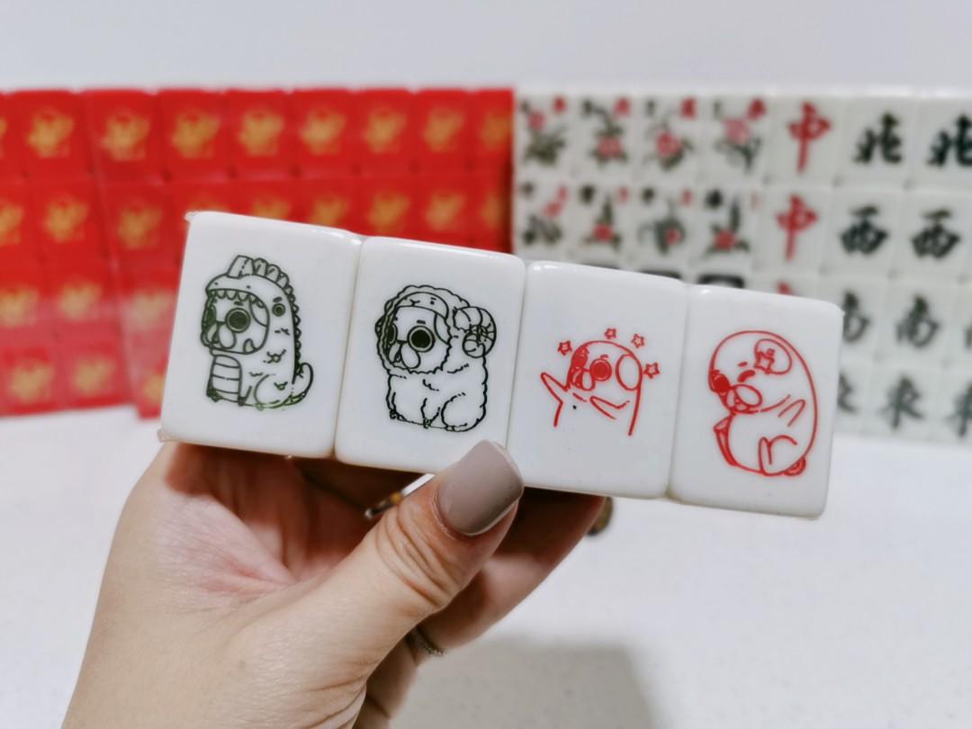[Brand New] Mahjong Set Fortune Pug Huat, Toys & Games, Others on Carousell