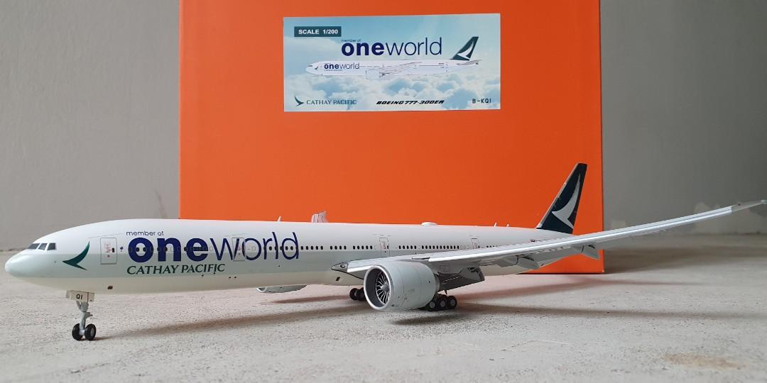 Cathay Pacific in One World Livery B777-300ER. Scale 1:200, Toys ...