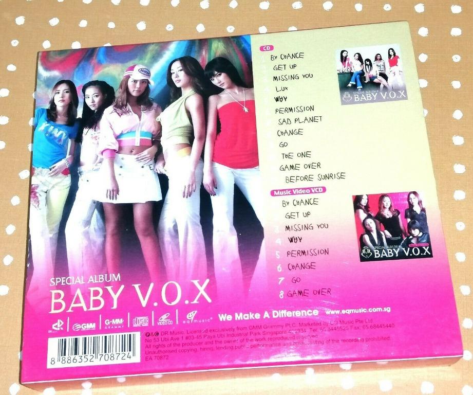 CD VCD Kpop Baby Vox V.o.x Yoon Eun-Hye - Special Album 精選專輯新加坡版 ...