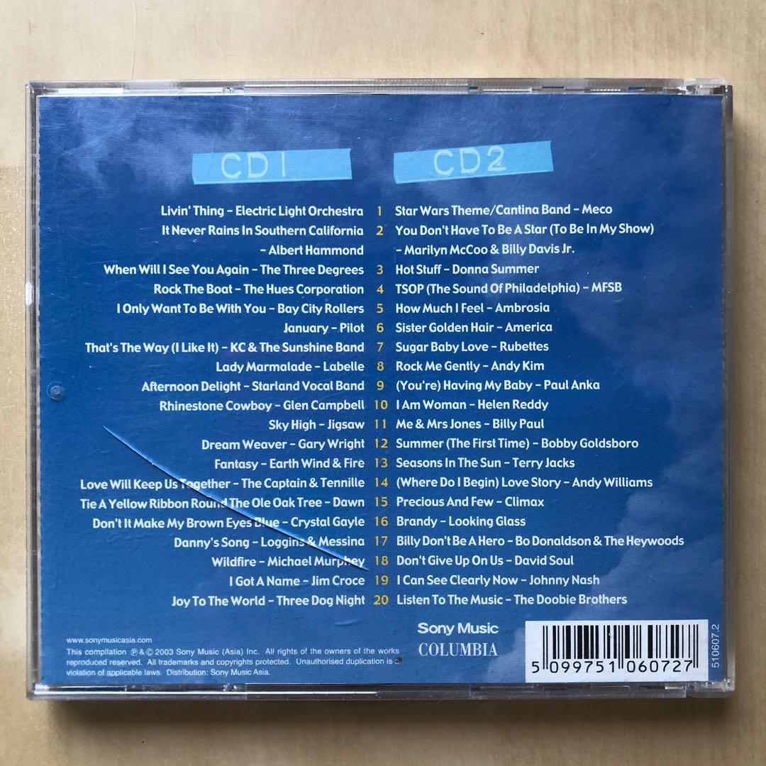 CD丨I Love the 70s 40 Remastered classics on 2CDs Various Artists DSD, 興趣及遊戲, 收藏品及紀念品, 明星周邊 ...