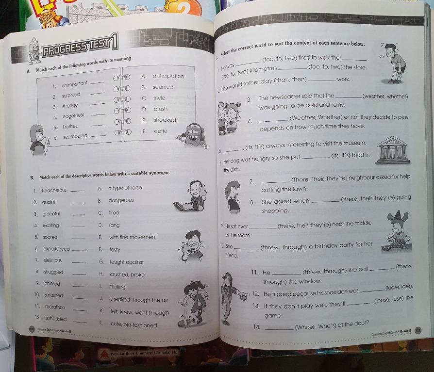 Complete EnglishSmart (Grade 2 to 6) 5 Books, Hobbies & Toys, Books ...