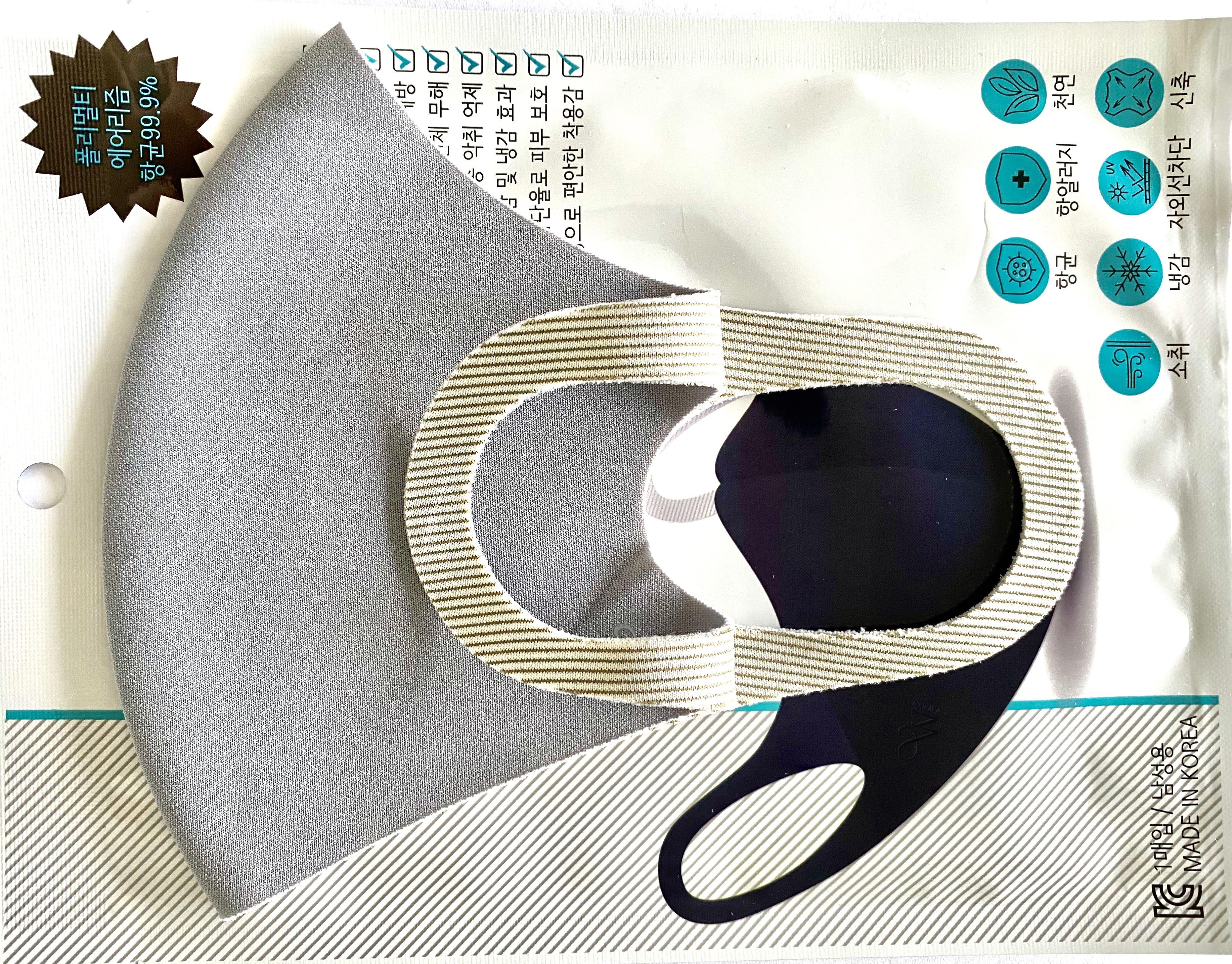 Copper Lined Anti Bacterial Face Mask, Health & Nutrition, Face Masks ...