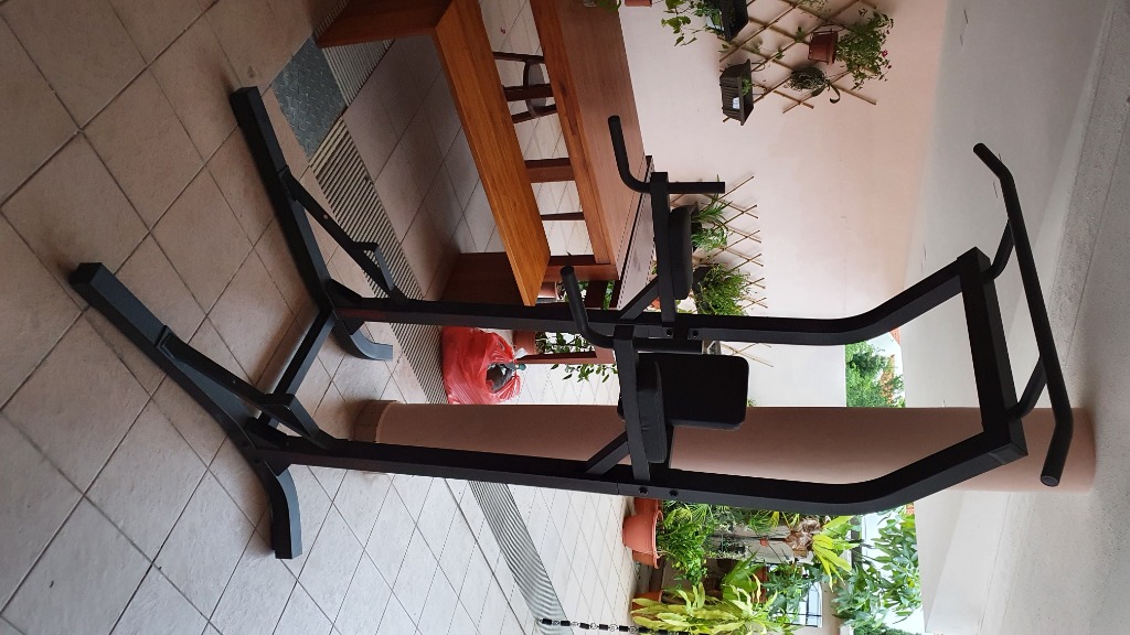Decathlon Pull Up Dip Station 900, Sports Equipment, Exercise & Fitness ...