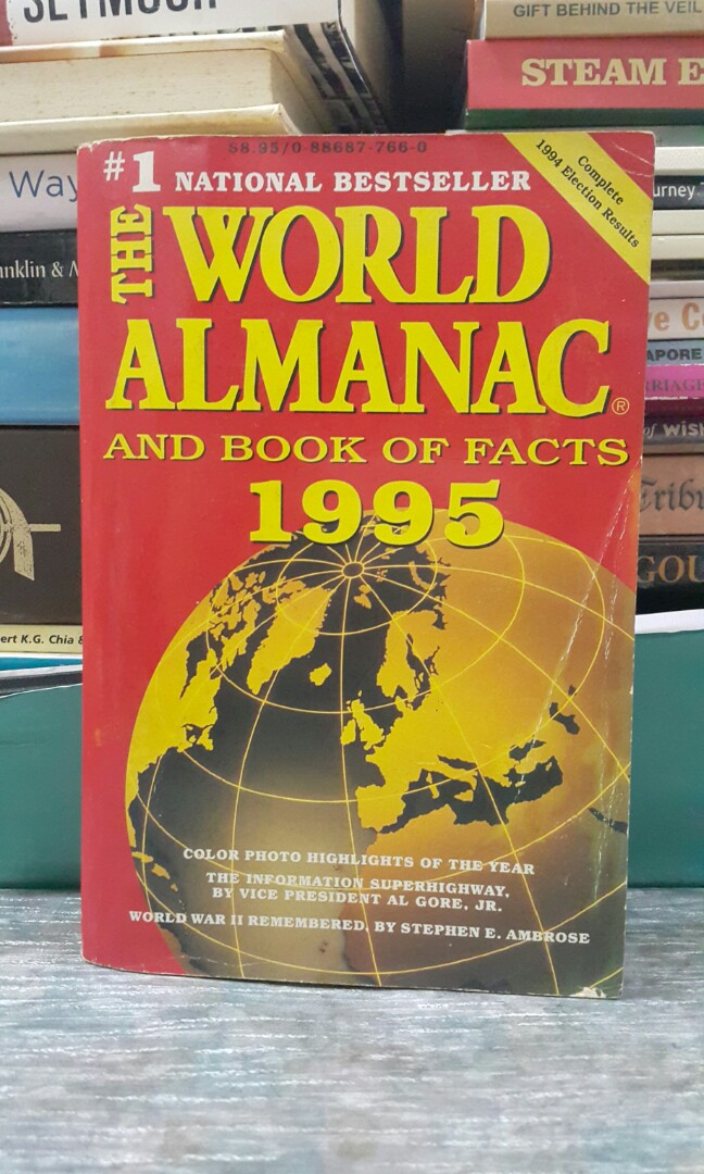 (ENG) The World Almanac and Book of Facts 1995, Hobbies & Toys, Books ...