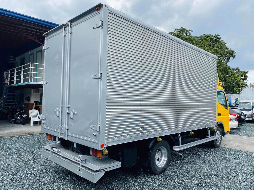 Fuso canter aluminum closedvan 14FT 4M50 engine turbo wide body with ...