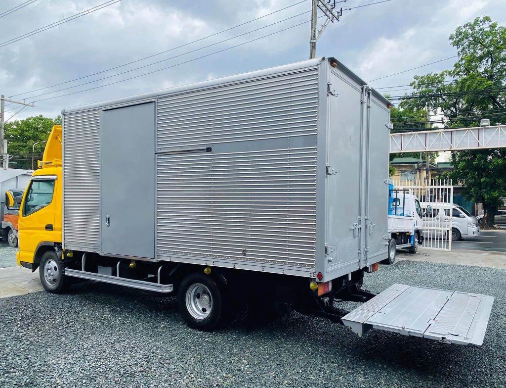 Fuso canter aluminum closedvan 14FT 4M50 engine turbo wide body with ...