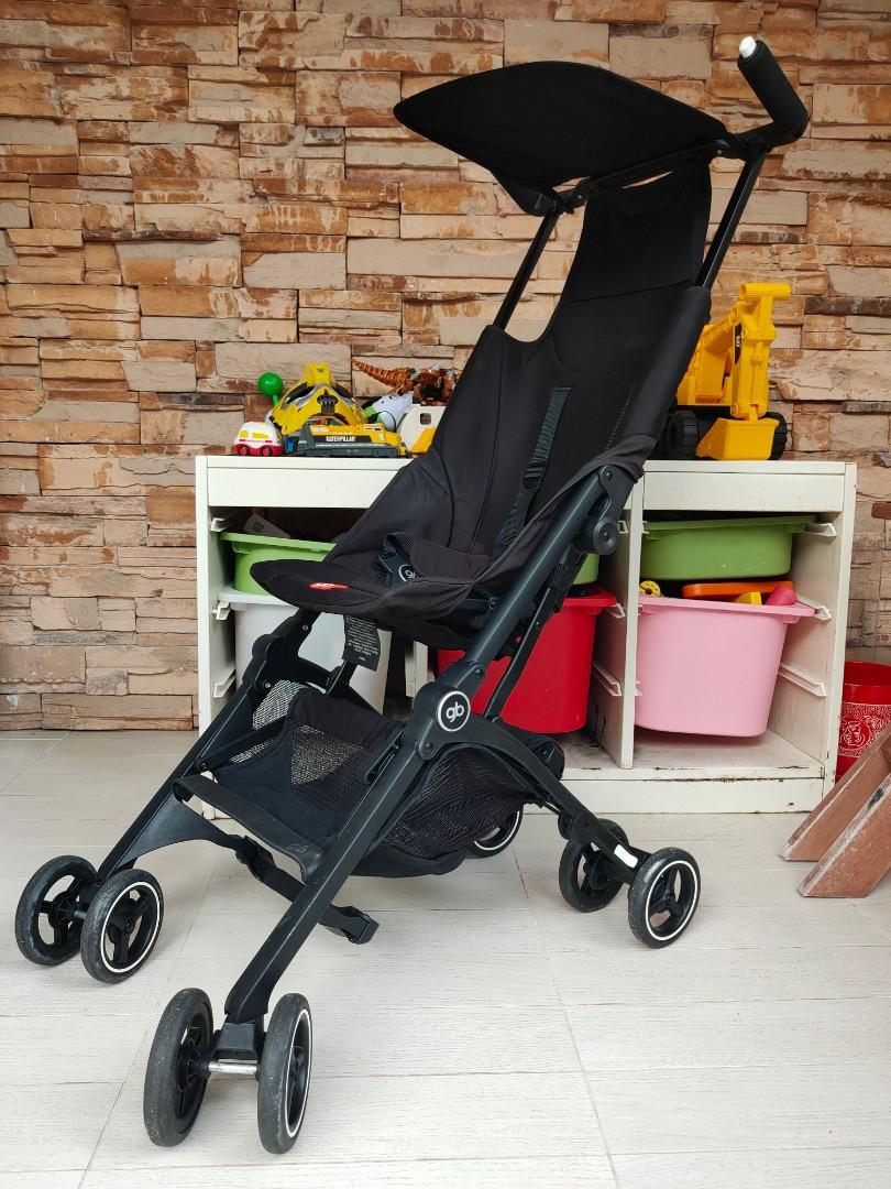 GB Pockit stroller (Satin black), Babies & Kids, Strollers, Bags ...