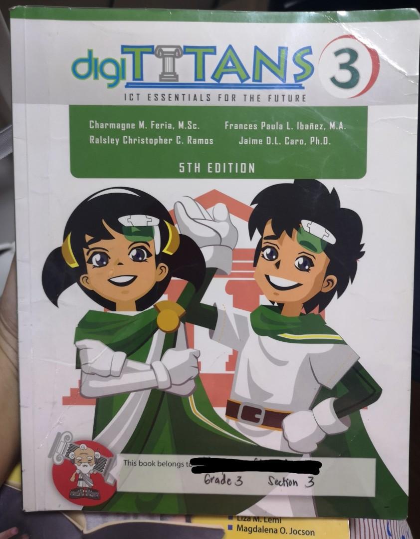 Grade 3 computer book - Digi Titans, Hobbies & Toys, Books & Magazines ...