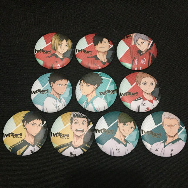 HAIKYUU ANIME BUTTON PINS, Hobbies & Toys, Memorabilia & Collectibles ...