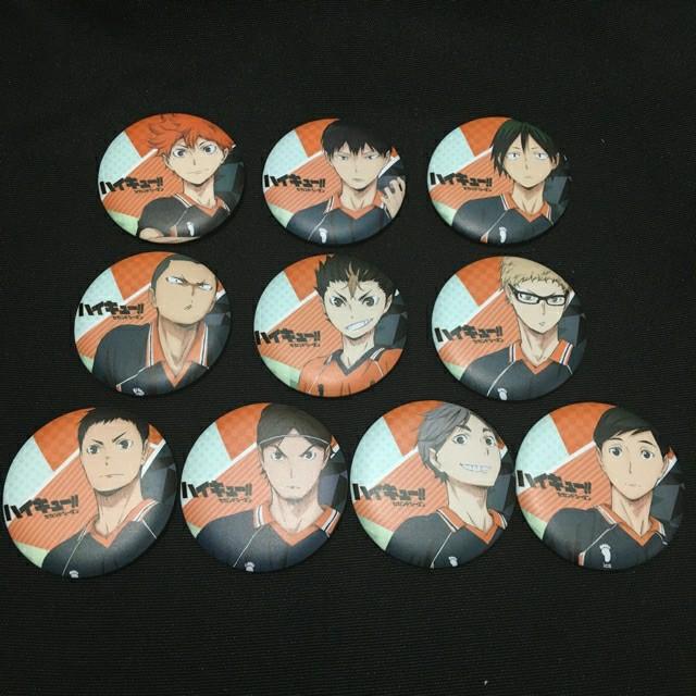 HAIKYUU ANIME BUTTON PINS, Hobbies & Toys, Memorabilia & Collectibles ...