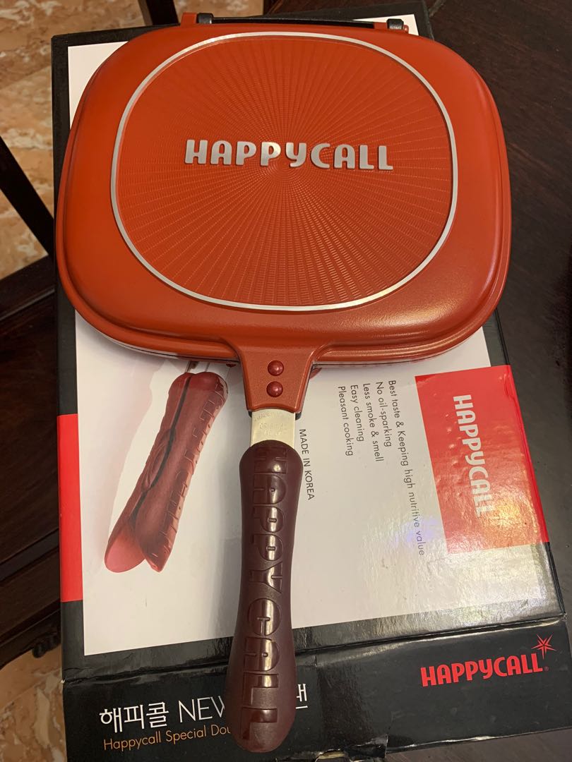 Happycall double pan (made in Korea), Furniture & Home Living ...