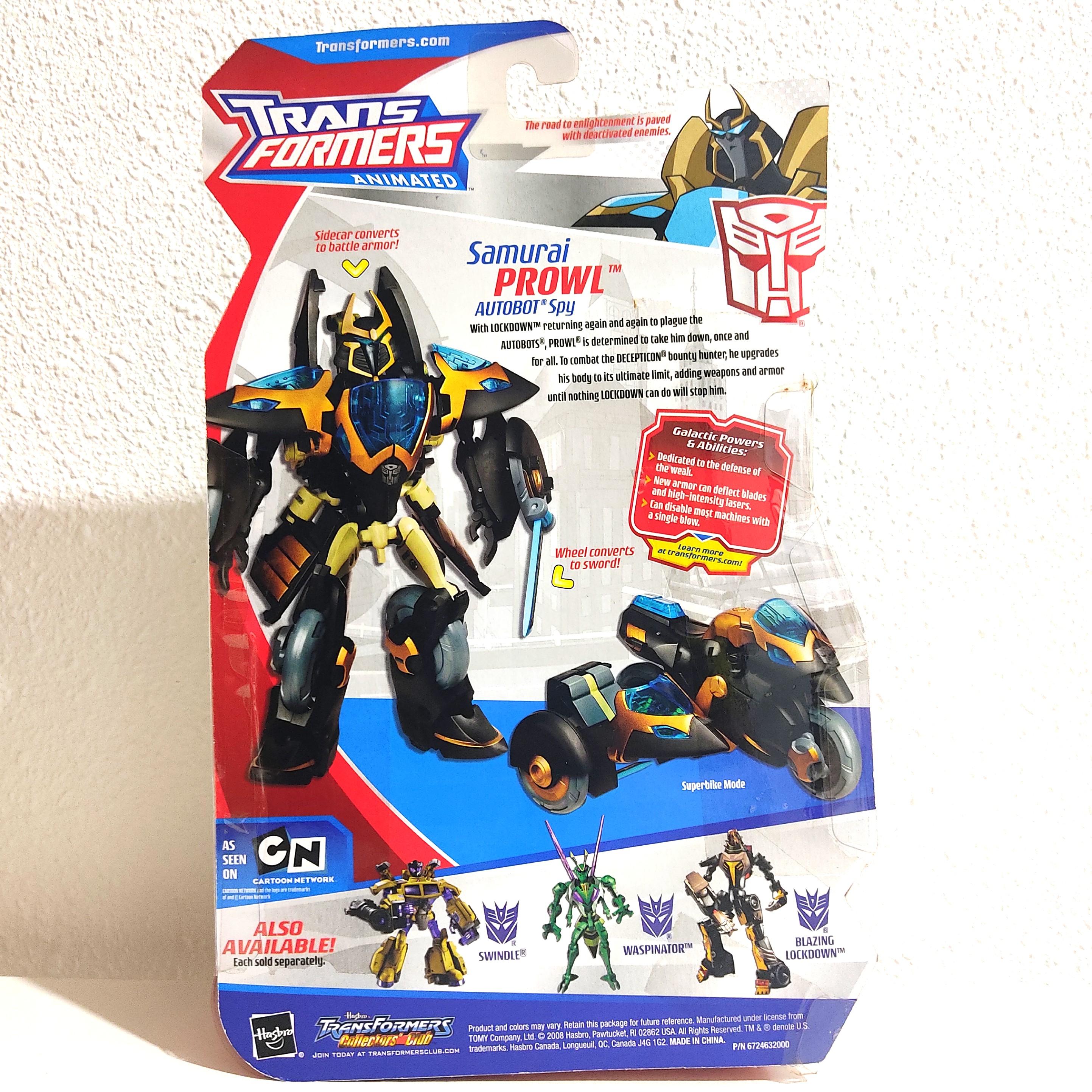 Hasbro Samurai Prowl Transformers Animated Autobot, Hobbies & Toys ...