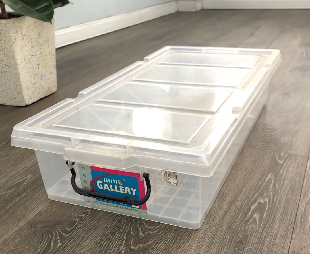 Home gallery plastic Storage container - with 4 divisions #savings3 ...