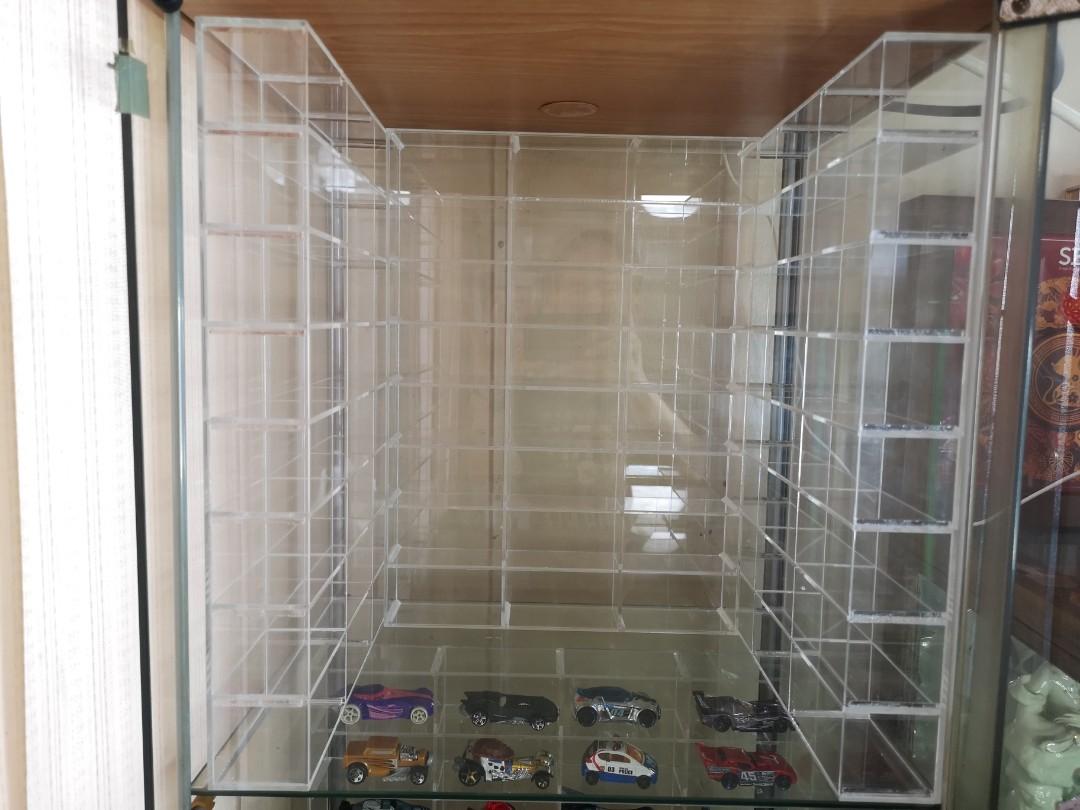 Hotwheels display rack for IKEA Detolf Glass Shelf, Hobbies & Toys ...