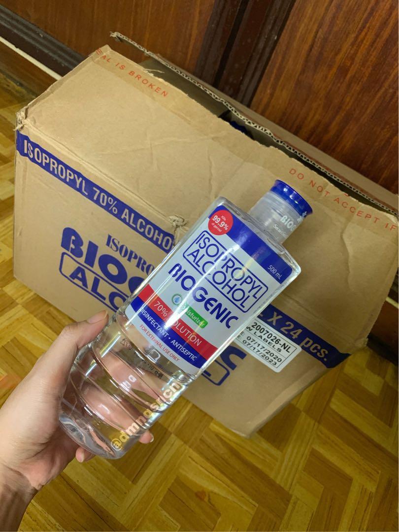 Isopropyl Alcohol Biogenic 500ml, Beauty & Personal Care, Sanitizers ...
