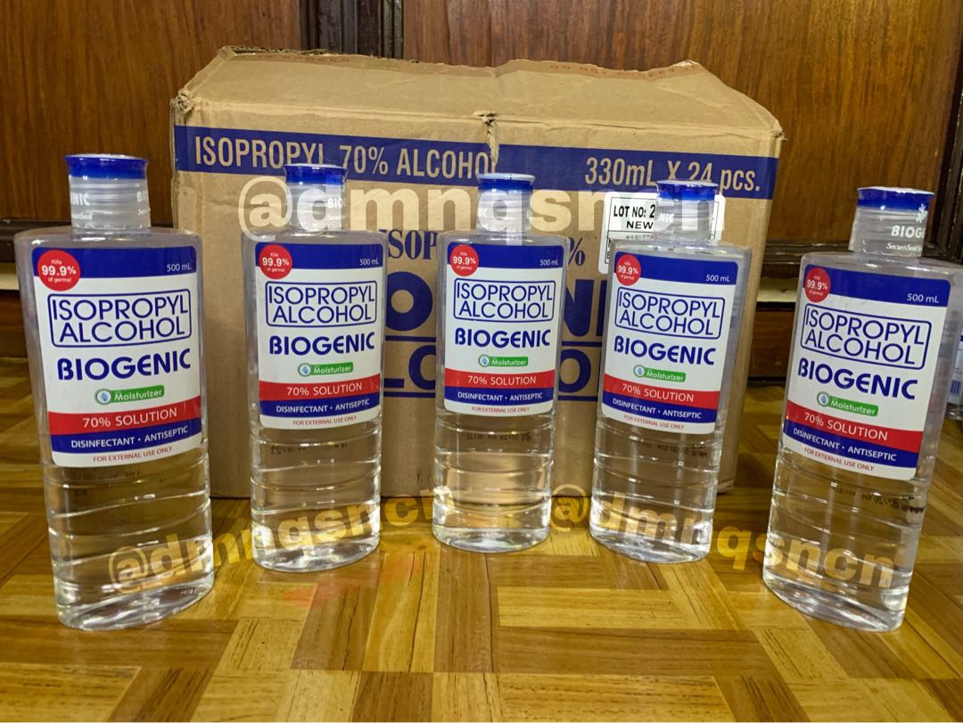 Isopropyl Alcohol Biogenic 500ml, Beauty & Personal Care, Sanitizers ...