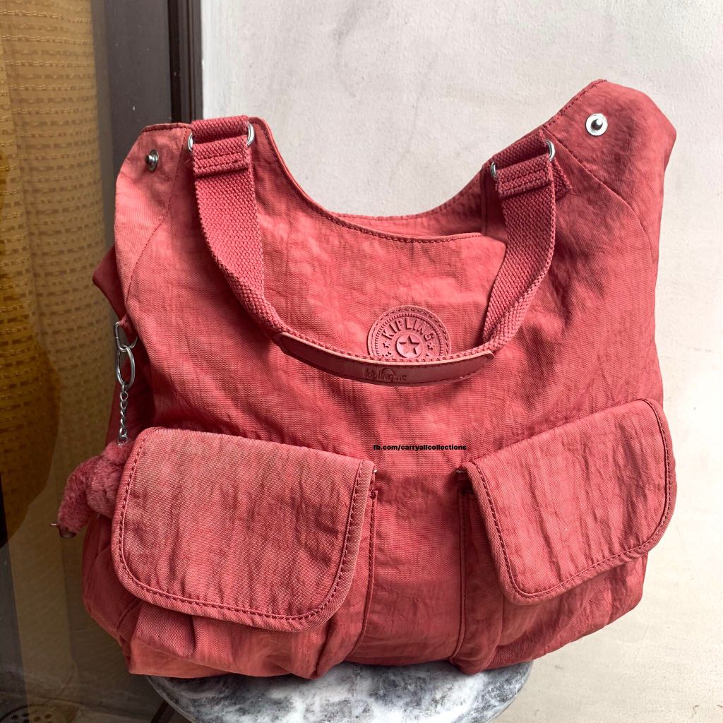 Kipling Red Bag, Women's Fashion, Bags & Wallets, Purses & Pouches on ...