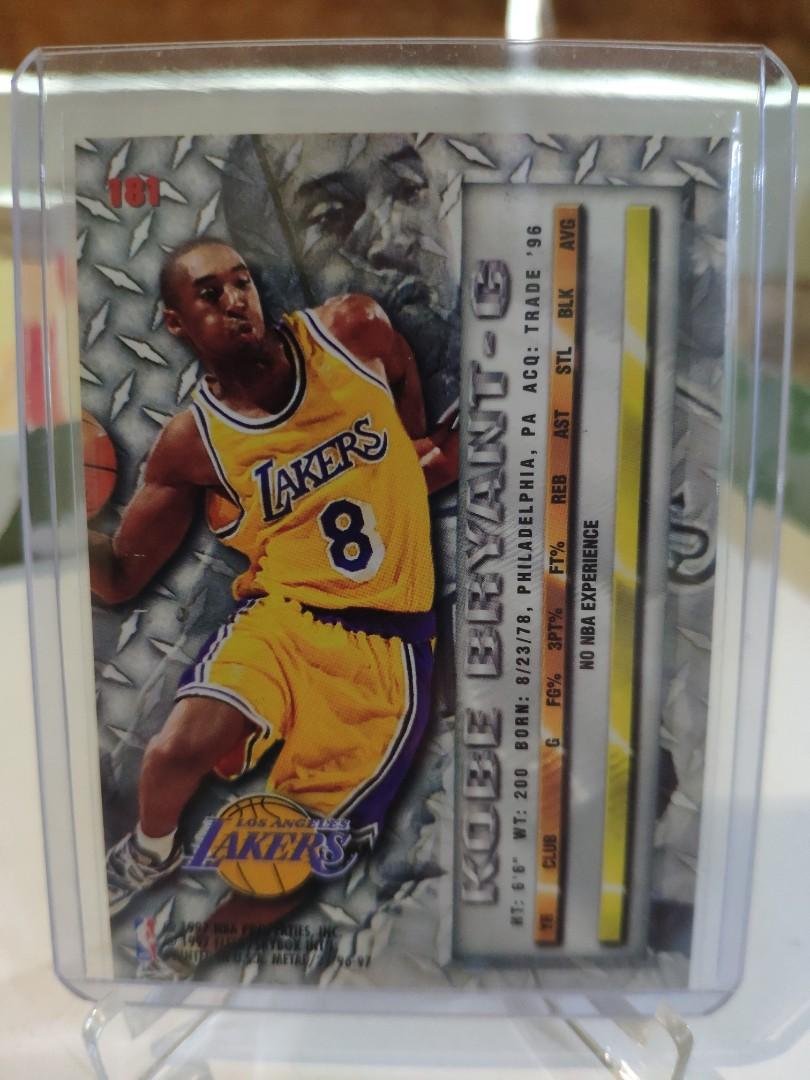 Kobe Bryant Rookie Card Fleer Metal NBA Cards for Sale, Hobbies & Toys ...