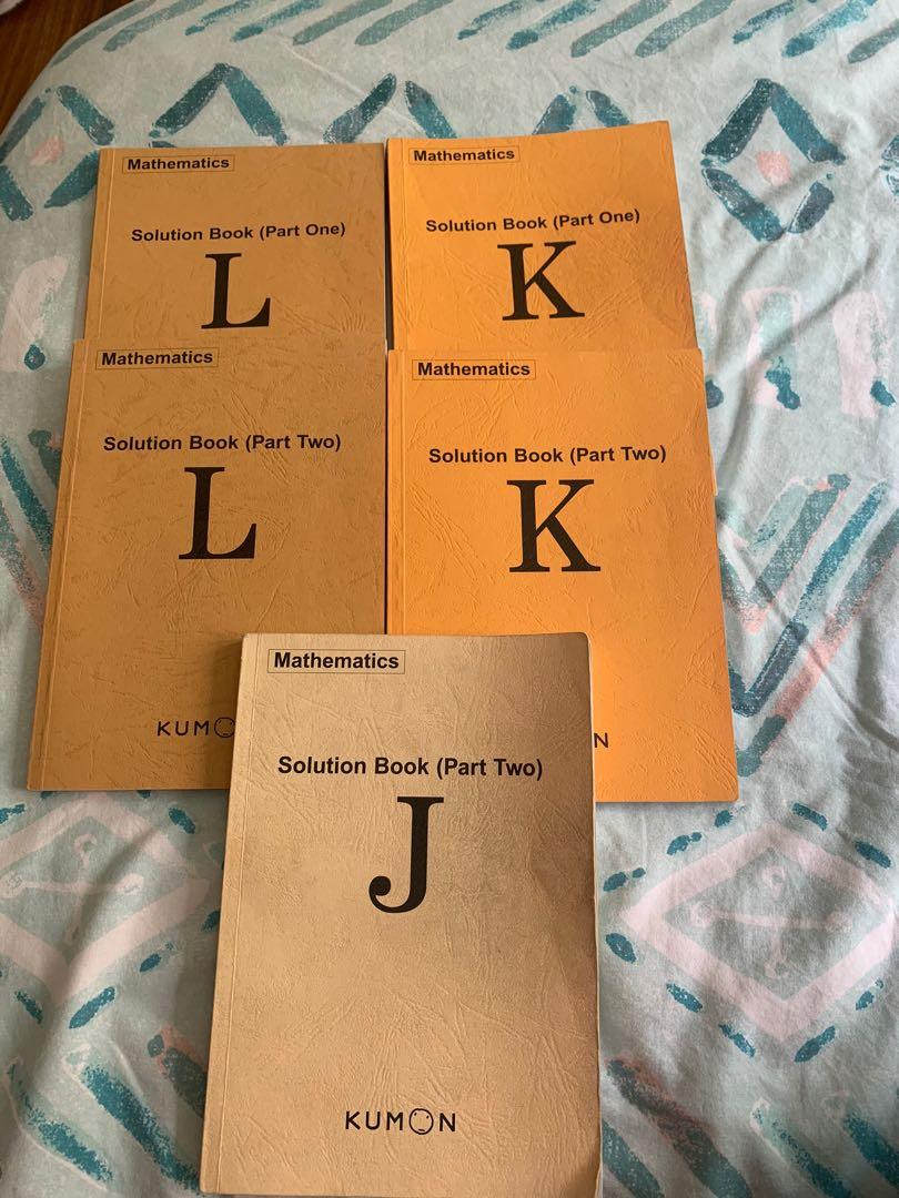 Kumon solution books, Hobbies & Toys, Books & Magazines, Assessment ...