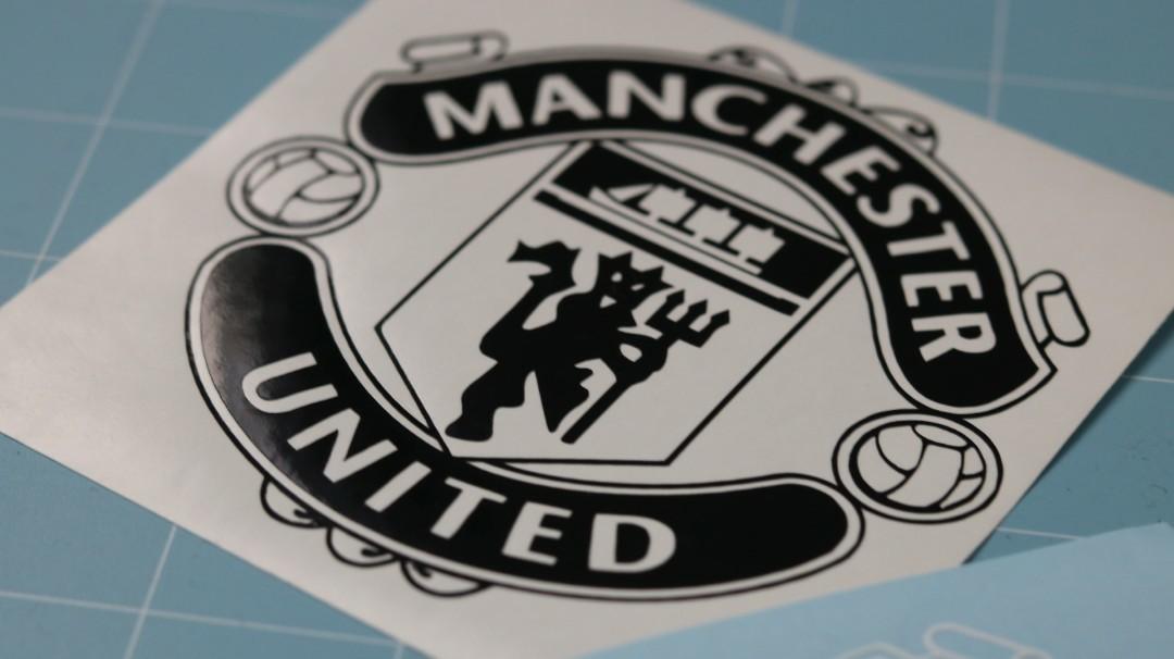 Manchester united car decals/stickers, Hobbies & Toys, Stationery ...