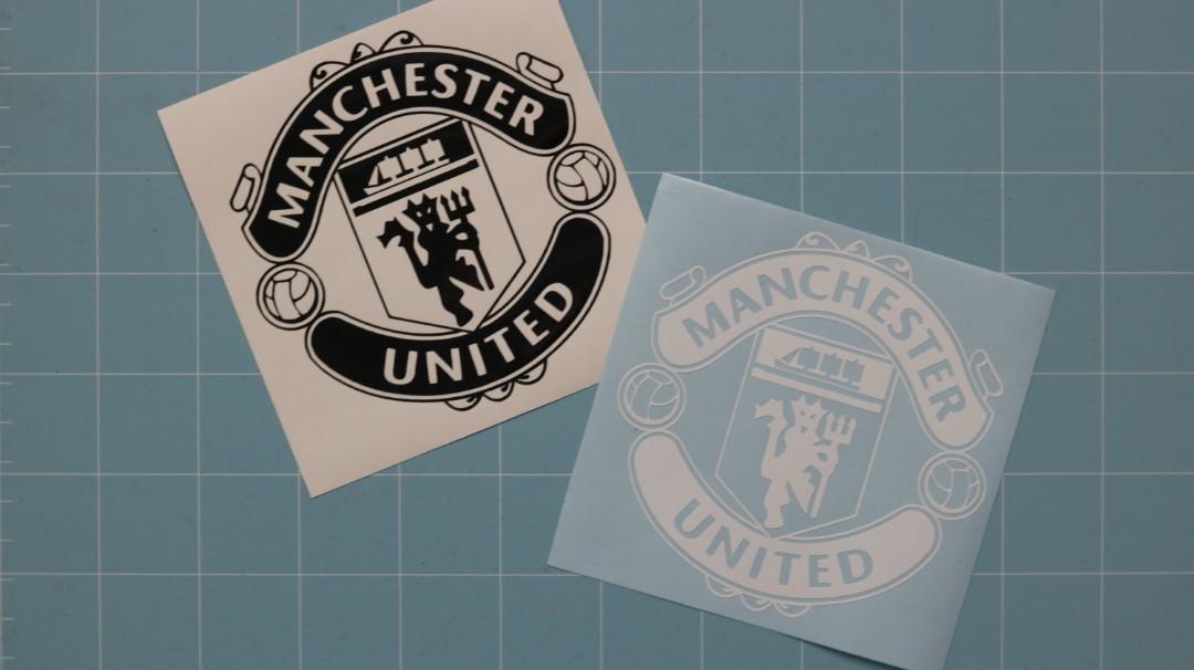Manchester united car decals/stickers, Hobbies & Toys, Stationery ...