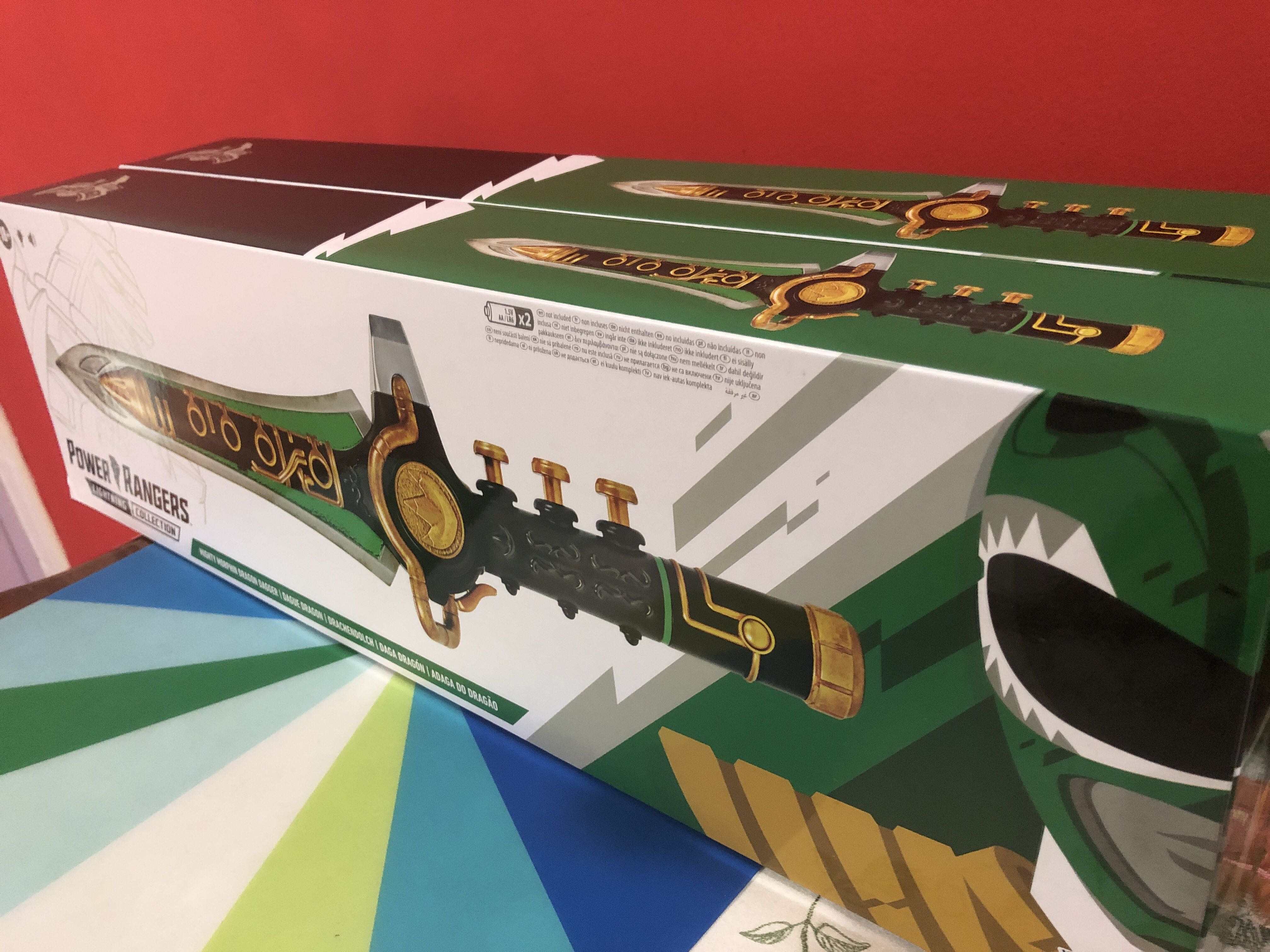 Might Morphin Power Rangers Lightning Collection Dragon Dagger Green ...