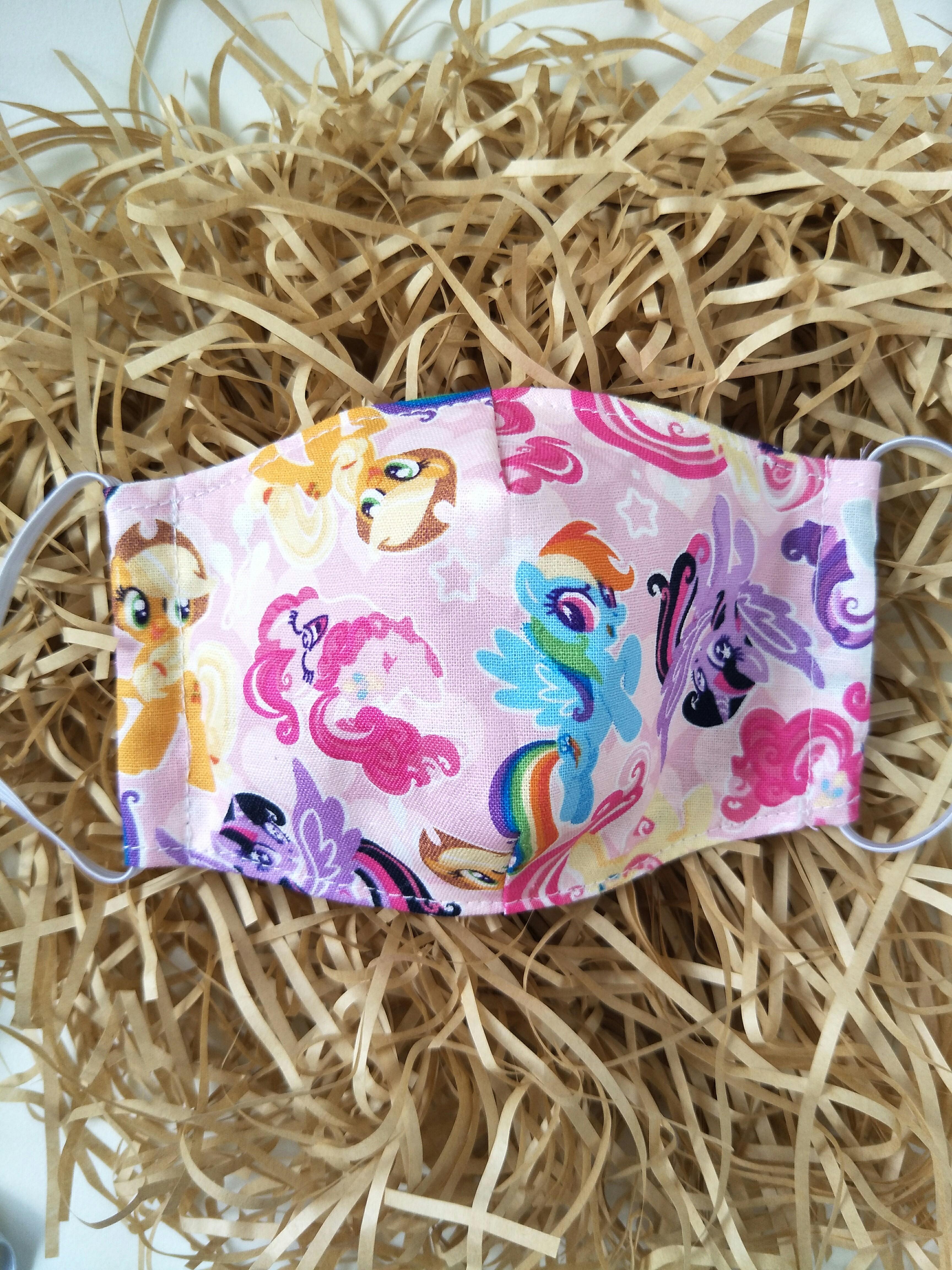 My little pony mask girls mask custom mask reusable washable mask ...