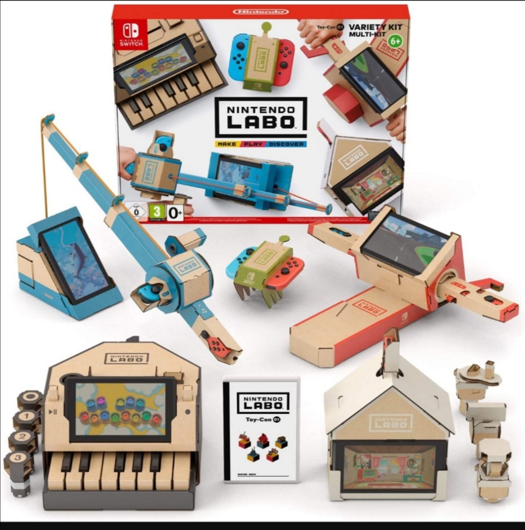 Nintendo Switch Labo Kit - Full set, Video Gaming, Video Games ...