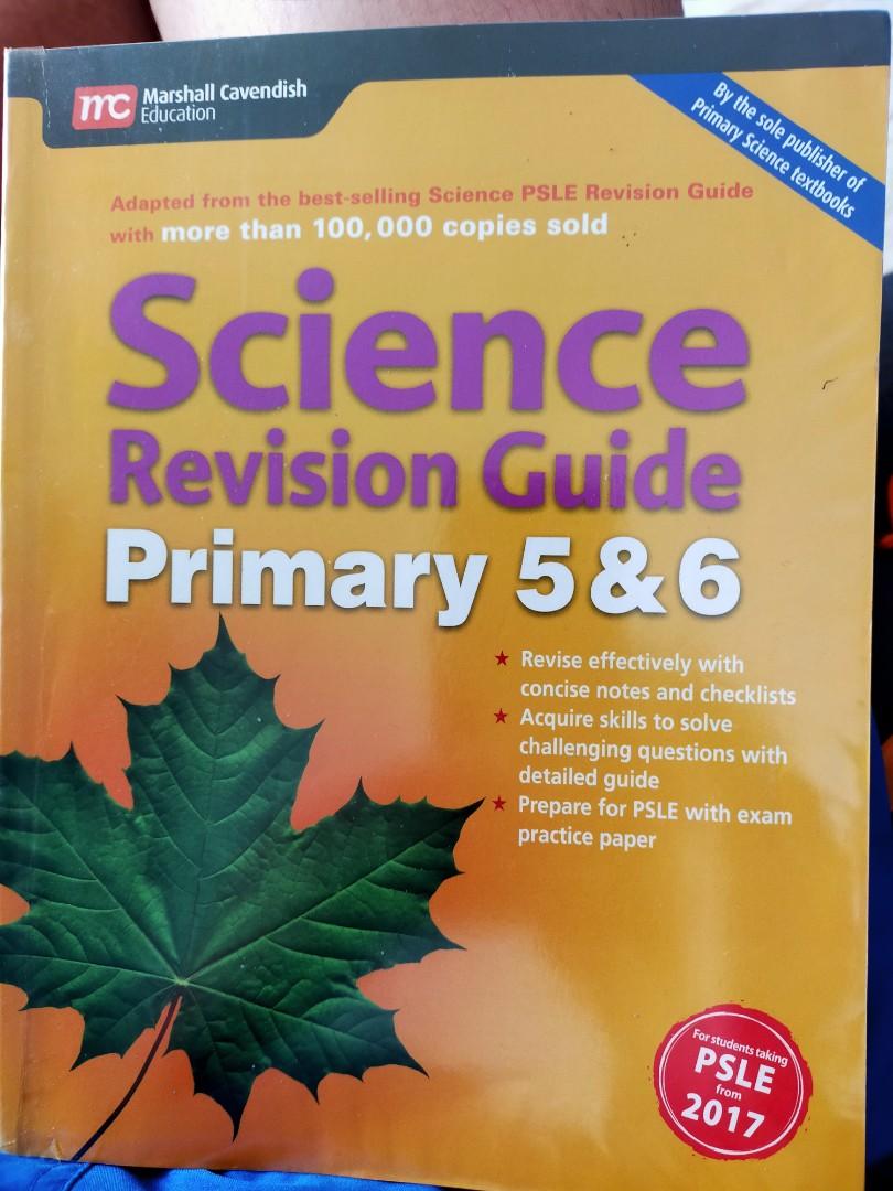 PSLE Science Revision Guide Primary 5 & 6, Hobbies & Toys, Books ...