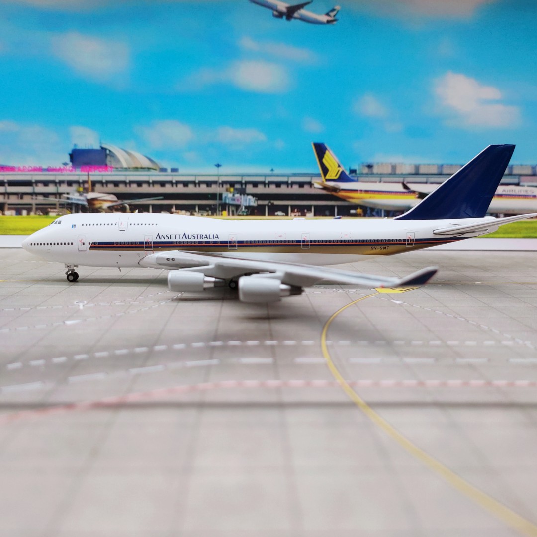 1:400 B747-400ER Ansett Australia (Singapore Airlines Hybrid), Hobbies ...