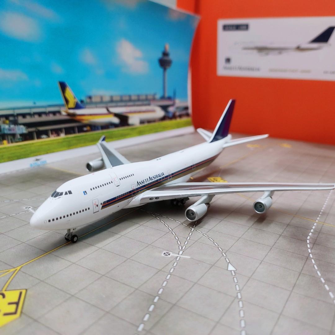 1:400 B747-400ER Ansett Australia (Singapore Airlines Hybrid), Hobbies ...