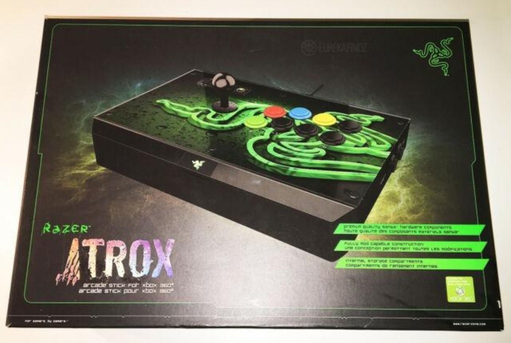 RAZER ATROX Gaming Arcade Fighting Stick ( XBOX / PC ), Video Gaming ...