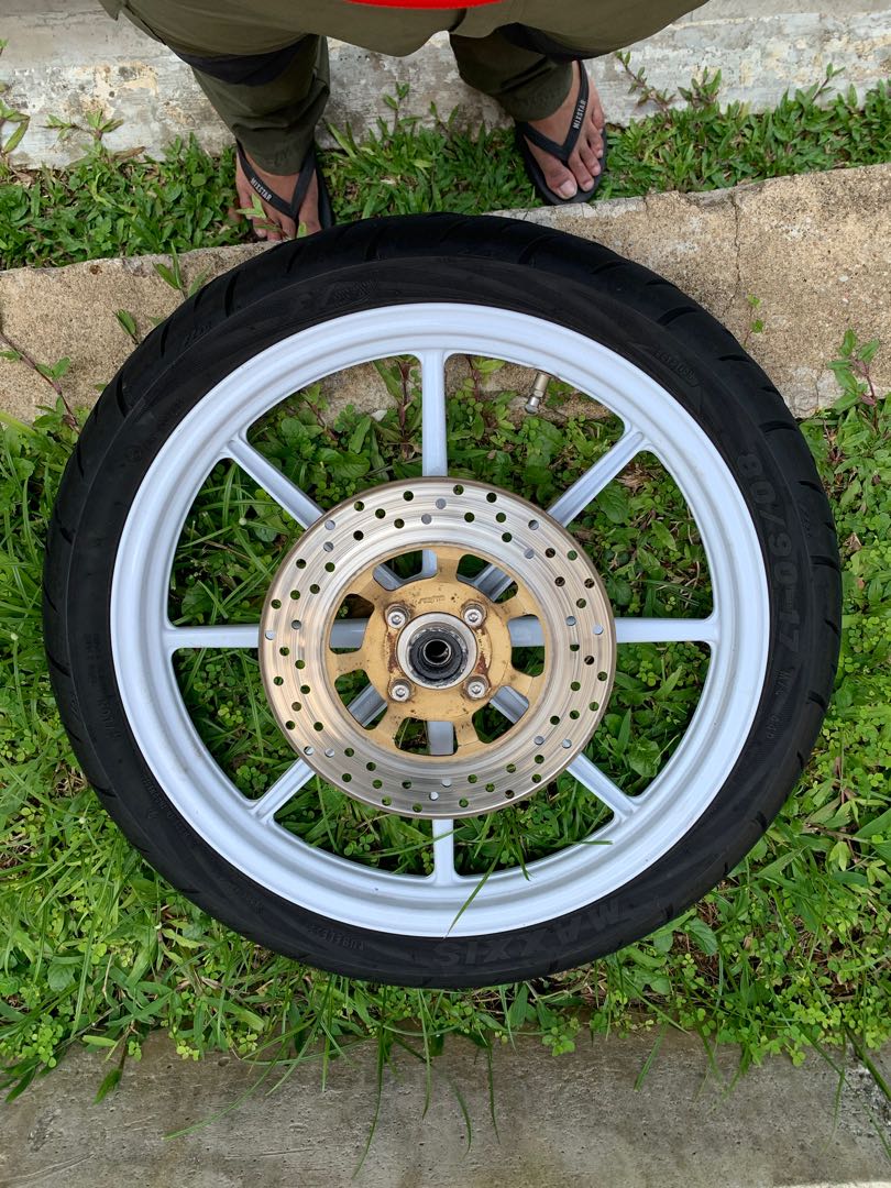 RXZ RCB size 17, Motorcycles, Motorcycle Accessories on Carousell