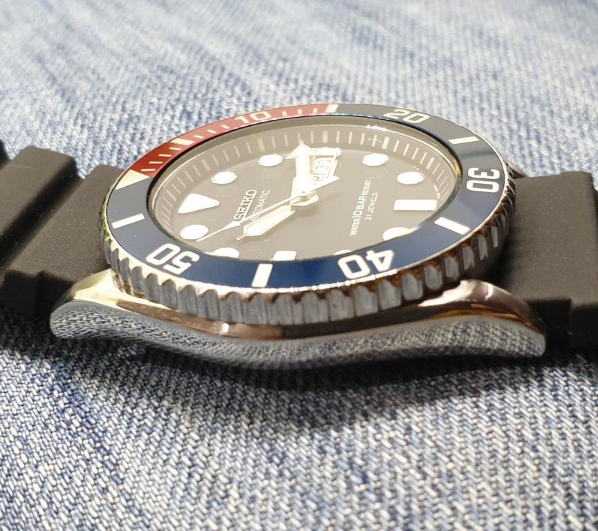 Seiko SKX033J Submariner 10 Bar 7S26-0040 21 Jewels Automatic Men's ...