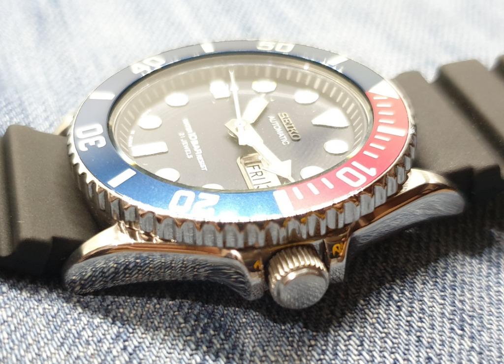 Seiko SKX033J Submariner 10 Bar 7S26-0040 21 Jewels Automatic Men's ...