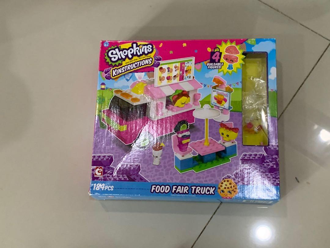 Shopkins lego Food fair truck, Hobbies & Toys, Toys & Games on Carousell