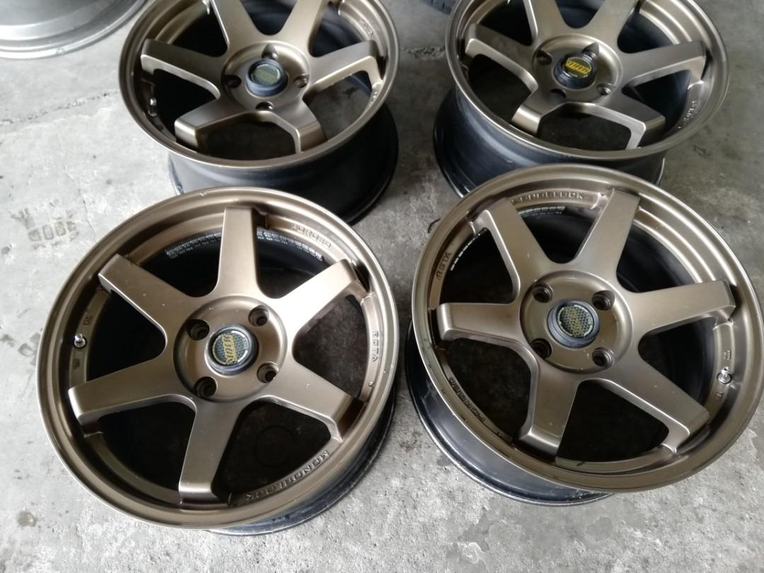Sport rim volk te37 second 16 inch, Auto Accessories on Carousell
