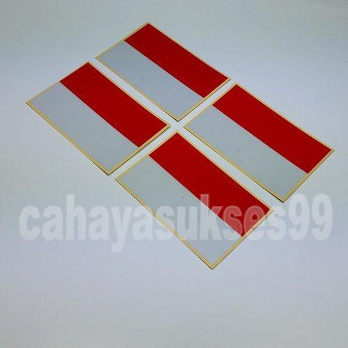 Sticker Bendera Merah Putih 8cm x 5cm Stiker Motor Lambang Bendera ...